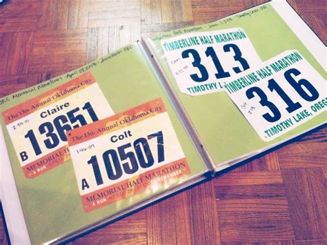 MY DEVISING How To Organize Running Bibs