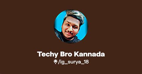 Techy Bro Kannada Linktree