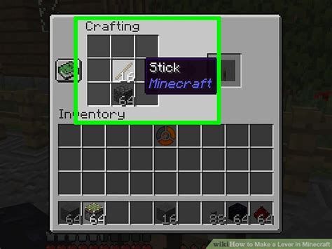 How To Make A Lever In Minecraft 7 Steps With Pictures How To Make A Lever In Minecraft 7 Steps With Pictures