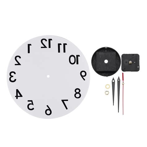 D DIY Reverse Anti Wall Clock Modern Backwards Ti Grandado