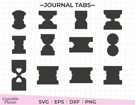 Journal Tabs Template Journal Templates
