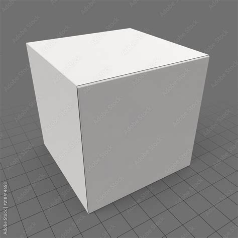 Blank Square Box Packaging Stock 3d Asset Adobe Stock