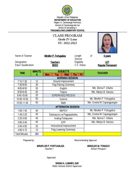 Class Program 2022 F2f Pdf Educational Organizations School Types