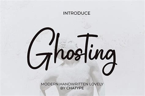 Ghosting Font