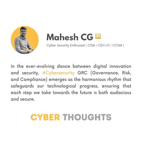 Cybersecurity Grc Securitymatters Digitalinnovation Securefuture Cyberdefense