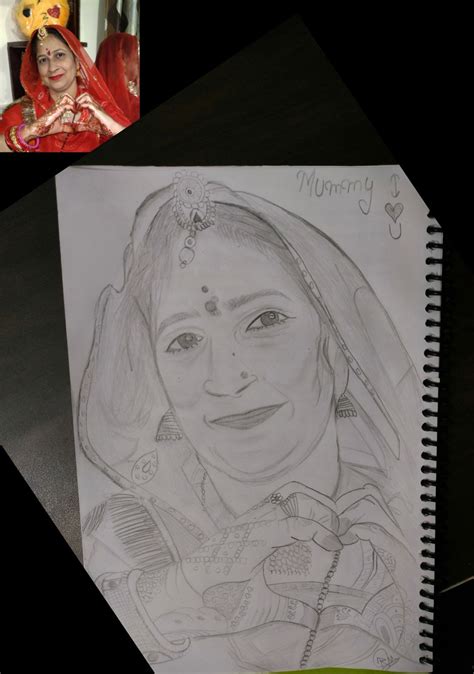 ritika verma on linkedin sketch drawing skills art artist mother