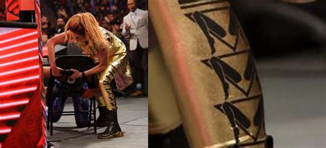 Wwe Raw Spoiler Becky Lynch Has A Very Interesting Logo On Her Pants