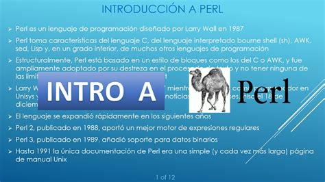 Introducción A Perl Youtube