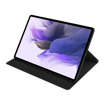 Official Samsung Galaxy Tab S Fe Book Cover Case Black