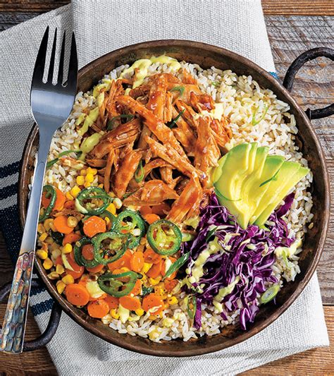 Slow Cooker Bbq Pulled Pork Bowls Day 1