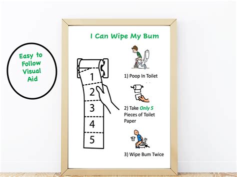 Autism And Wiping Bottom Visual Reminders For Autism Visual Schedules