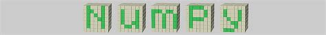 Numpy サボテンパイソン