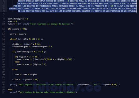 Ciclo While Python El Digito De Verificacion Tutorias Co