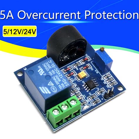 A Overcurrent Protection Relay Module AC Current Detection Board V V V Relay ZMCT C