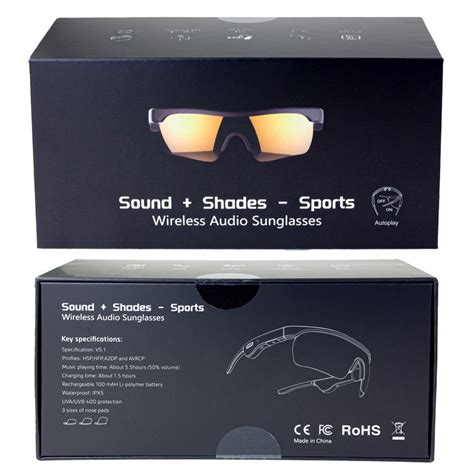 Sound Shades Wireless Audio Sunglasses