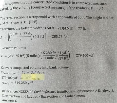 Earthwork Construction Layout Problem Help Please Rpeexam