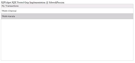 Implementing Nested Grid In Jqwidget Jqx Grid Sibeesh Passion