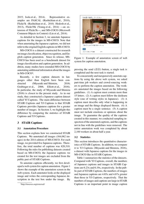 Stair Captions Constructing A Large Scale Japanese Image Caption