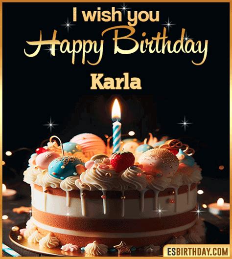 🎉 Happy Birthday Karla  🎂 Funny And Personalized Animated Wishes
