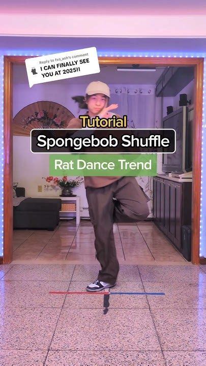 Rat Dance Trend Tutorial 🐀 Spongebob Shuffle Dance Spongebob Tutorial