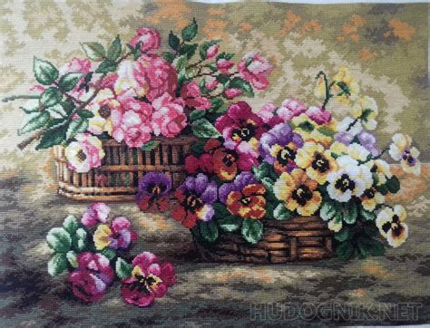 Картина Цвет в корзине Размеры 51смx36см Цена 15000 рублей Художник Ломова Лилия