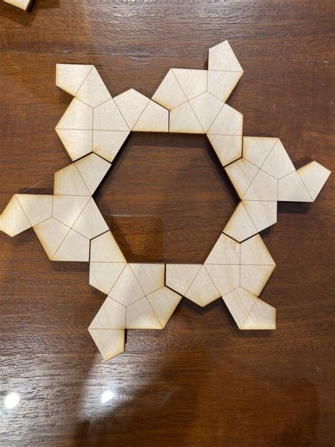 Take And Make First Versions Of Hat Tiles And 21st Century Pattern Block Frames For Hat Tiles