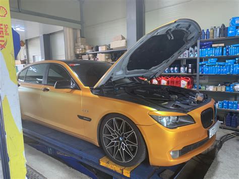 [공임세상] Bmw 740li 엔진오일 교환 공임세상작업갤러리