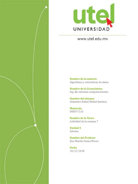 Actividad 7 Algoritmos Y Estructura De Datos Pdf Programación De Computadoras Algoritmos