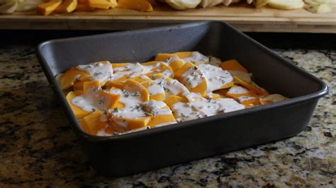 Herbed Pumpkin Potato Gratin Recipe
