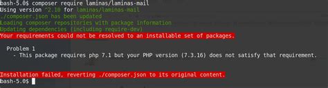 not compatibel with php 7 3 16 · issue 87 · laminas laminas mail · github