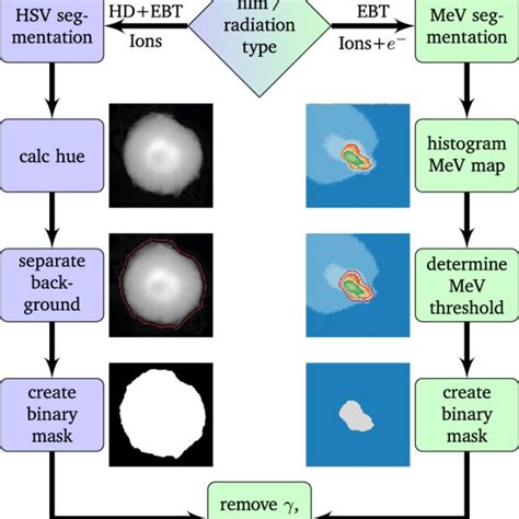 algorithm for the determination of the binary masks describing the