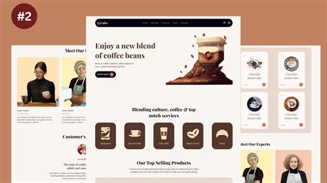 Responsive Coffee Shop Web Design Part 2 Navbar Section Html Css Js Tutorial Frontend