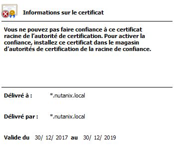 Nutanix How To Replace Default Nutanix ERA Certificate VINCEPTION