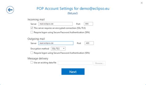 How To Set Up An POP Account On Outlook Hilfe
