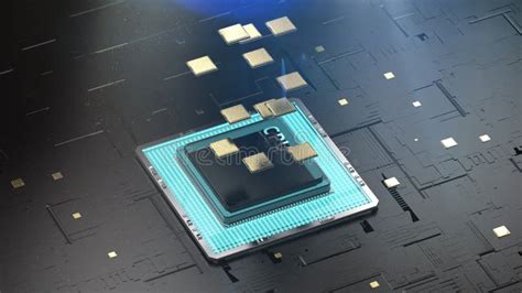 Quantum Computer Technology Concept Stock Video Video Of Connect Core