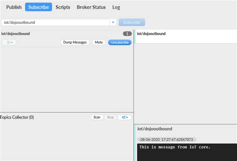 Aws Dojo Workshop Understanding Device To Aws Iot Core Communication