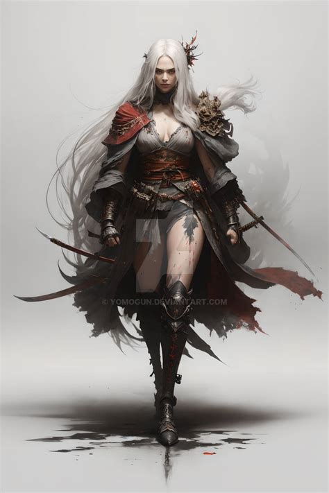 Female Samurai 06 By Yomogun On Deviantart