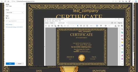 Java White Border Around My Background When Generating A Pdf Certificate From An Html Template