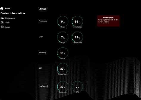 Fan Exception Error In Control Center On Xmg Neo 15 E22 Rxmggg