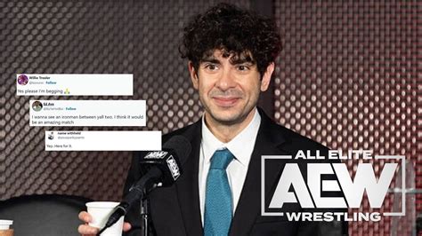 Make It Happen Tony Khan Twitter Reacts After Aew Champion Teases Future Showdown With