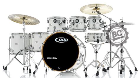 Bateria Pdp By Dw X7 Pearlescent White 22 8 10 12 14 16 E Caixa