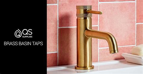 Brass Basin Taps Brushed Or Polished Brass Qs Supplies