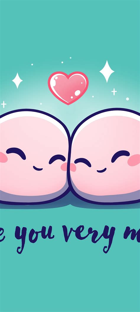 Cute I Love You Wallpaper I Love You Poster Design Pastel Colors
