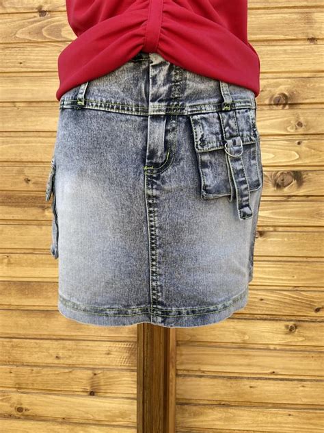 Коротка спідниця джинсова — ціна 60 грн у каталозі Міні спідниці Купити жіночі речі за доступною