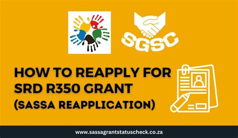 SASSA Reapplication Status Check For SRD R350 Grant 2025