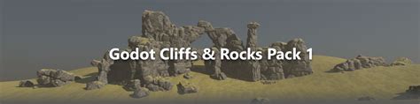 Godot Cliffs Rocks Asset Pack By Arnklit