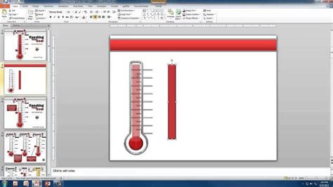 Create A Custom Thermometer Youtube Inside Powerpoint Thermometer Template 10 Examples Of
