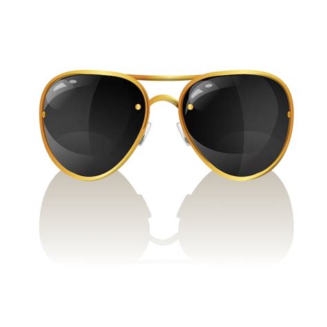 Premium Vector Vector Illustration Of Stylish Aviator Sunglasses