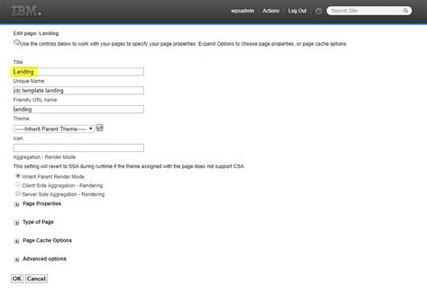 IBM WebSphere Portal CTC Page Template Landing ArquitecturaIBM Consulting