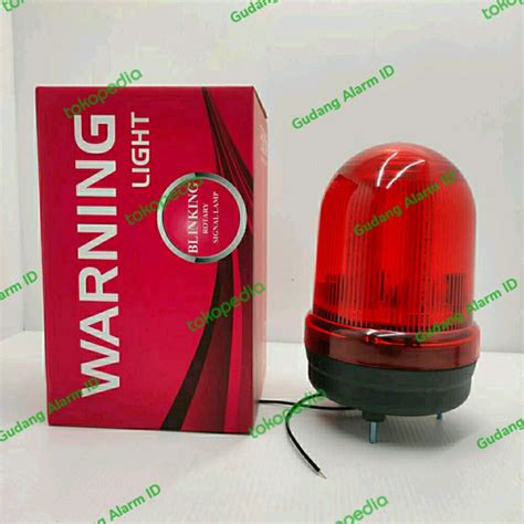 Jual Lampu Rotary Buzzer Led N J Multi Volt V Ac Dc Merah Jakarta Pusat